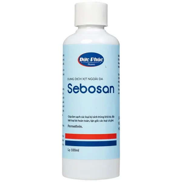 Dung dịch xịt ngoài da Sebosan 100ml Đức Phúc vệ sinh, làm sạch các ...